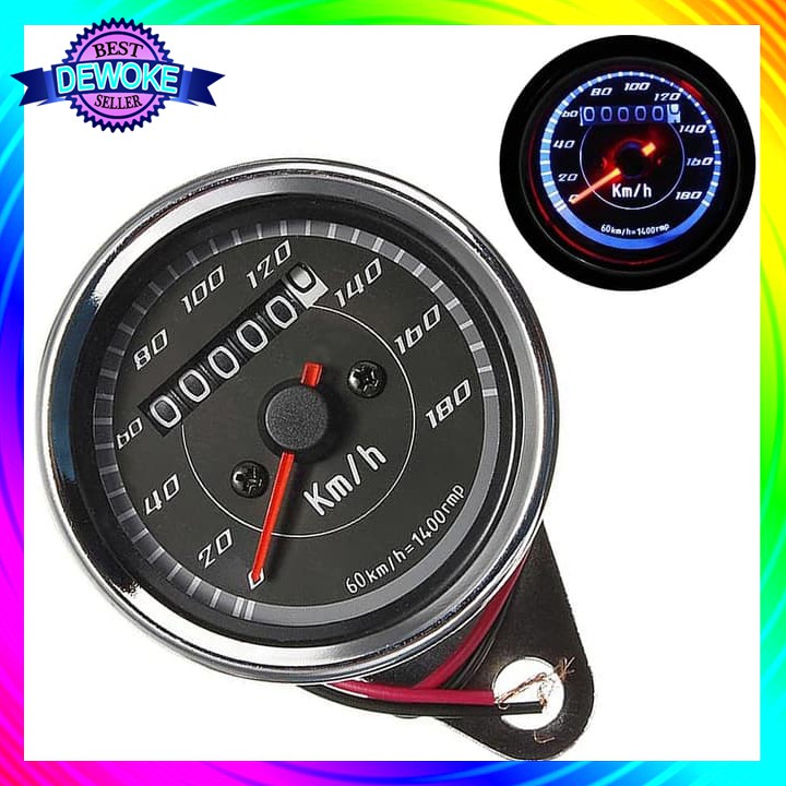 Jual SPEEDOMETER ODOMETER ANALOG JARUM UNTUK SEMUA MOTOR KILOMETER ...