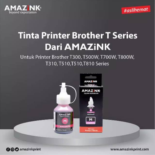 Jual TINTA PRINTER BROTHER T SERIES MAGENTA DARI AMAZINK | Shopee Indonesia