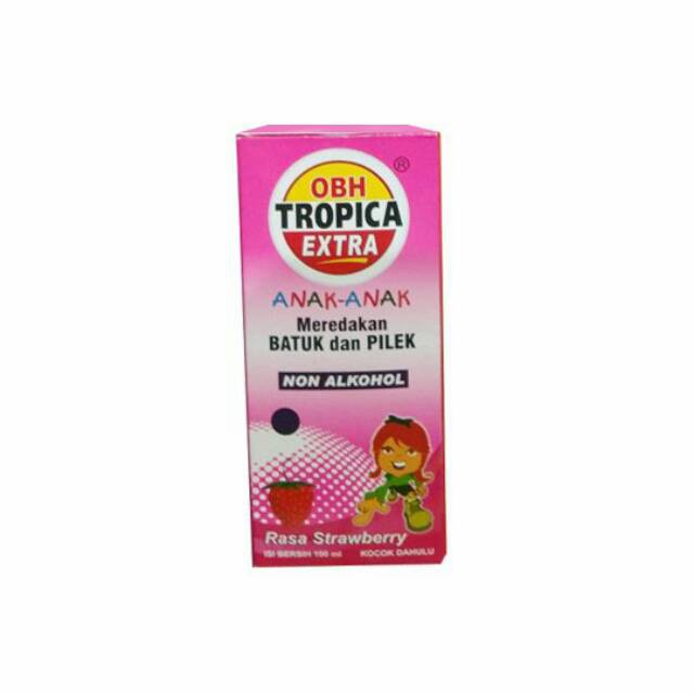 Jual OBH TROPICA PLS SYR ANAK STAWBERRY 60 ML | Shopee Indonesia