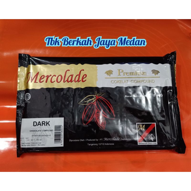 Jual 1kg Mercolade Coklat Batang/Coklat Block/Dark Compound Mercolade ...