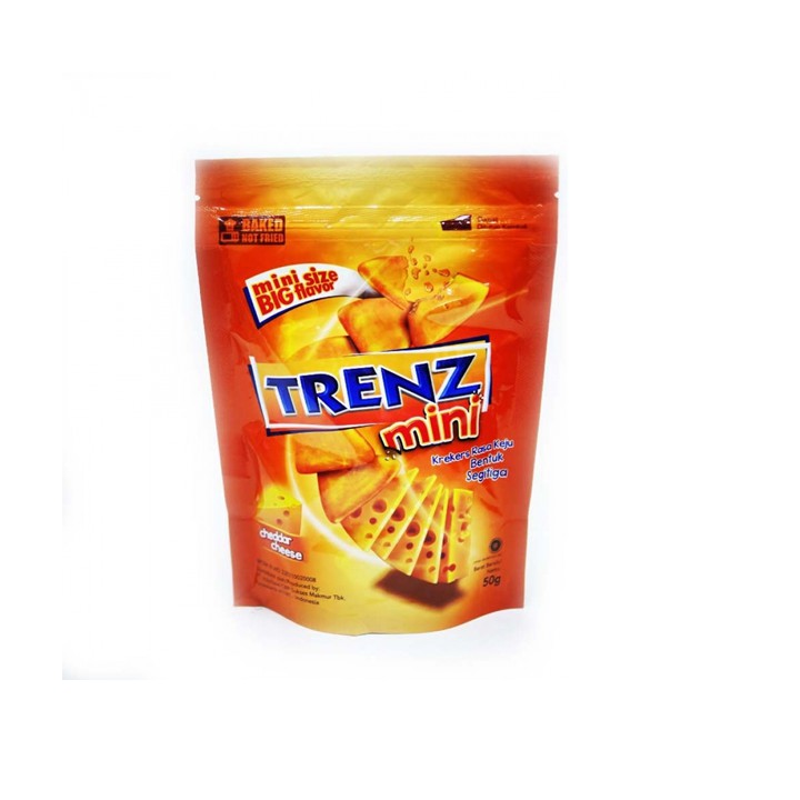 Jual Trenz Mini Crackers Cheddar Cheese 50 gr | Shopee Indonesia