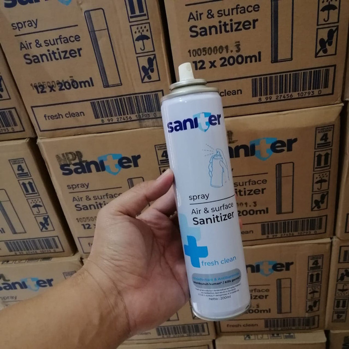 Jual Saniter Spray Air & Surface Sanitizer - Desinfektan Spray 200ml ...