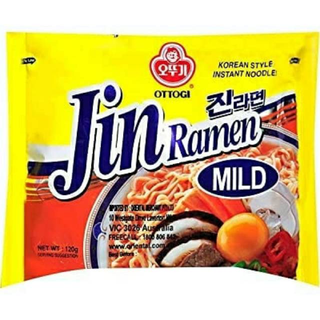 Jual Otugi Oddugi Jin Ramyeon Mild (어뚜기 진 라면 순한맛) | Shopee Indonesia