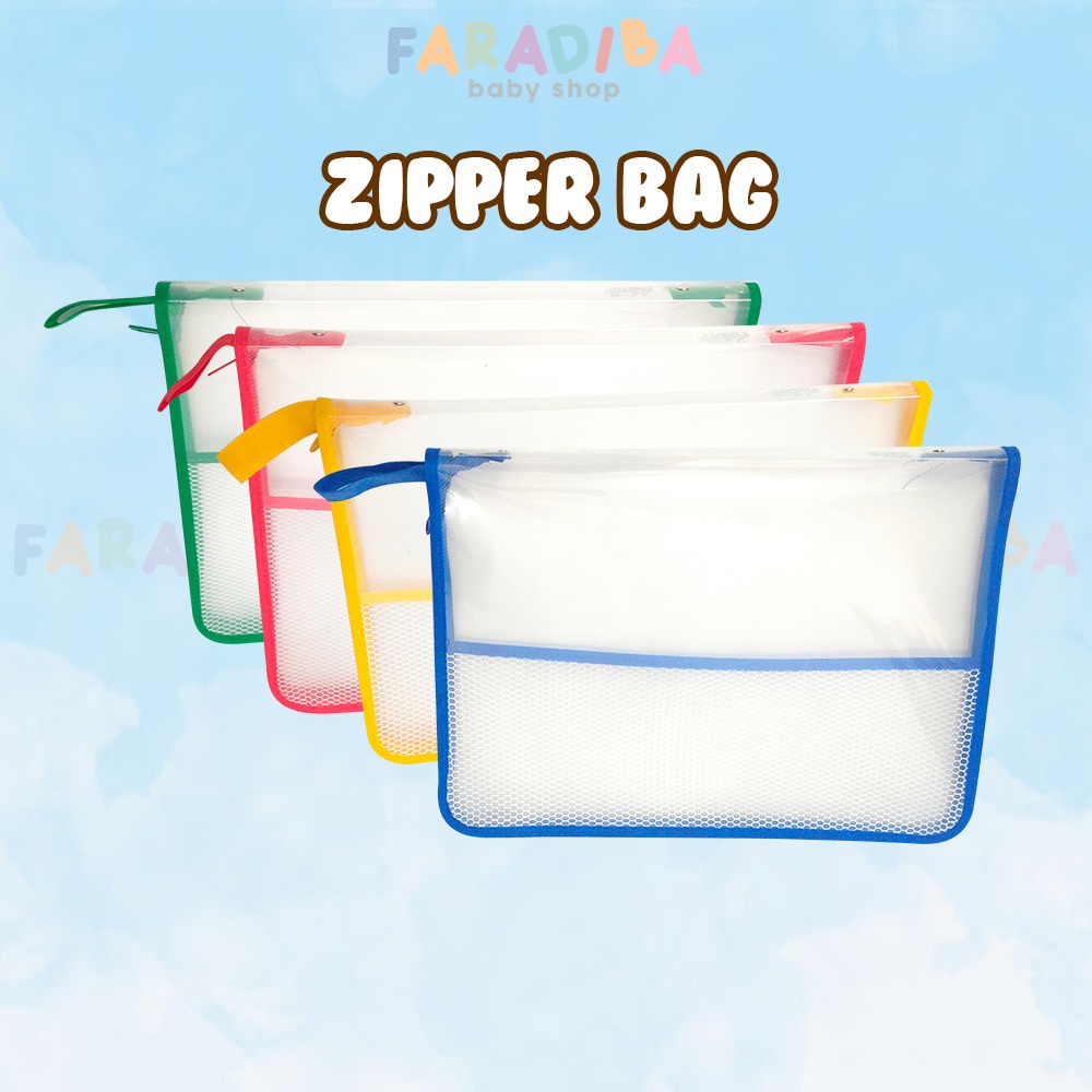 Jual Ziper Bag Map Folder File Organizer Paper Resleting Map Dokumen ...