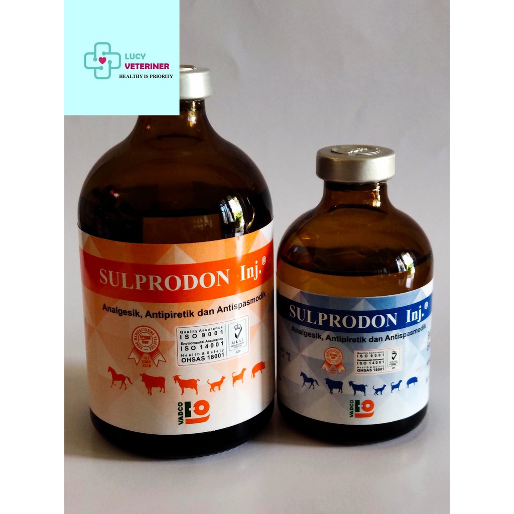 Jual Pereda Nyeri Penurun Panas Sulprodon Inj. 50 ml dan 100 ml ...