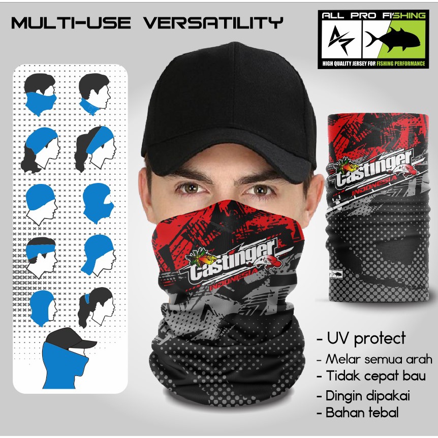 Jual Buff mancing bisa Custom bahan UV protect adem gak bau dan melar ...