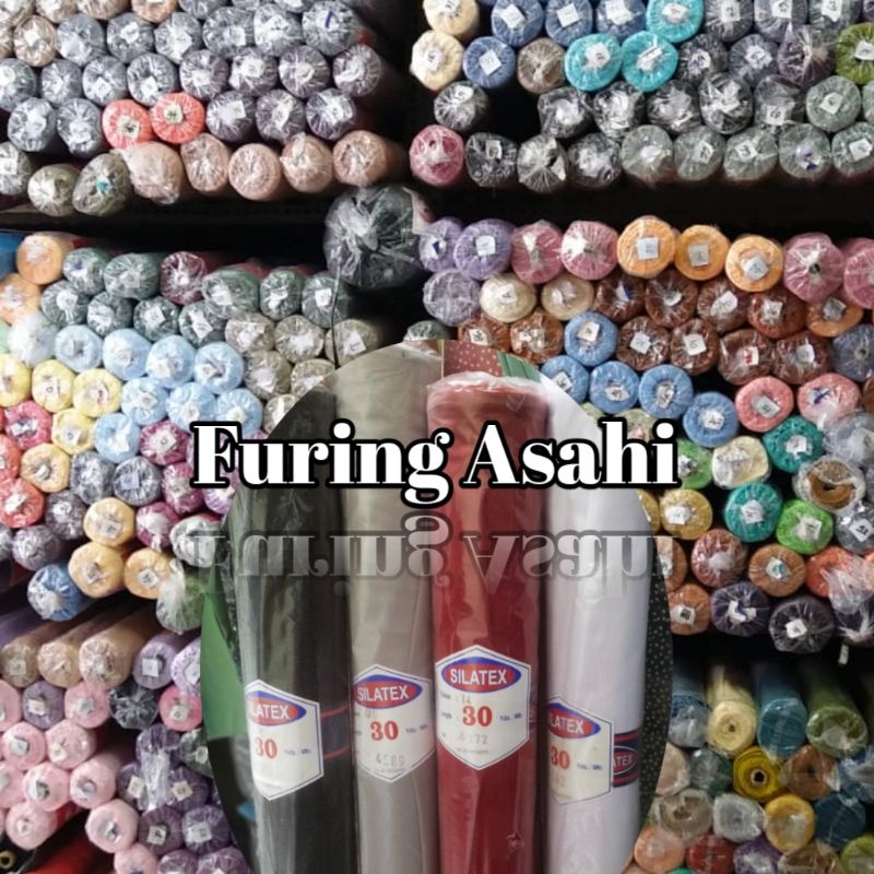 Jual Kain Furing Asahi rollan/furing jas,furing blazer,furing tas,saku ...