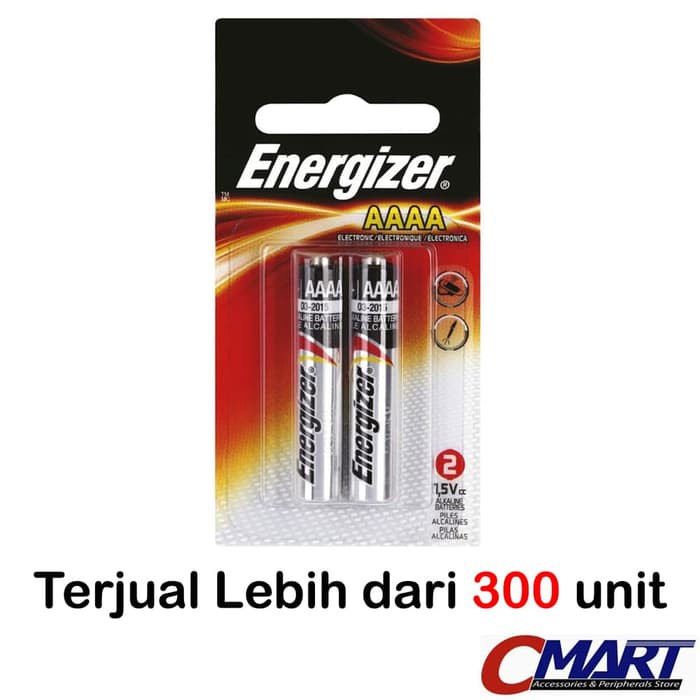 Jual Baterai Alkaline Energizer Aaaa E96 A4 4A Batre Battery - Eng ...