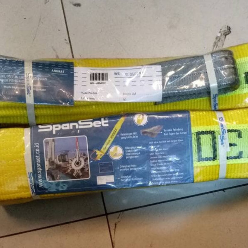 Jual WEBBING SLING WEB SLING SPANSET 3 TON X 5 METER | Shopee Indonesia