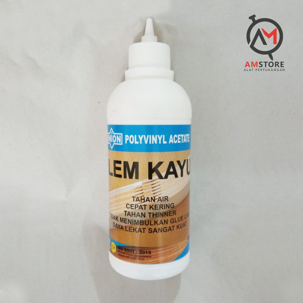 Jual Lem Kayu Polyvinyl Acetate (PVA) Union 600gr | Shopee Indonesia