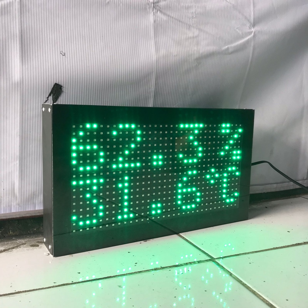 Jual Frame running text outdoor 16x32cm outdoor | Shopee Indonesia