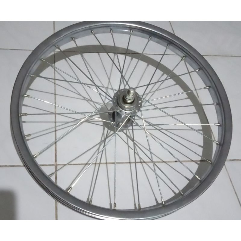 Jual VELG RAKIT SEPEDA MINI 24 UNTUK DEPAN | Shopee Indonesia