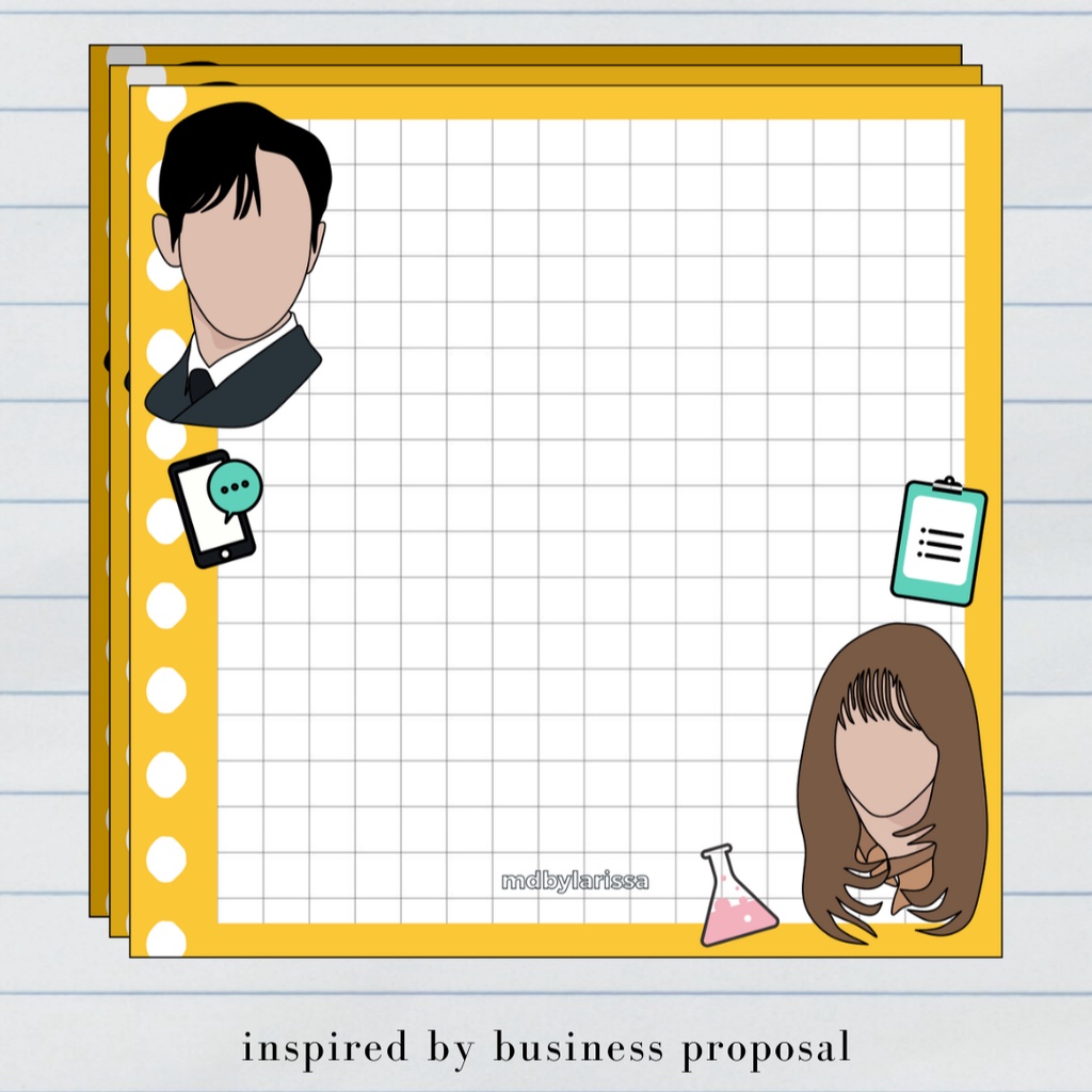 Jual Memo Pads Business Proposal Korean Drama Notes Shin Ha Ri Kang Tae ...