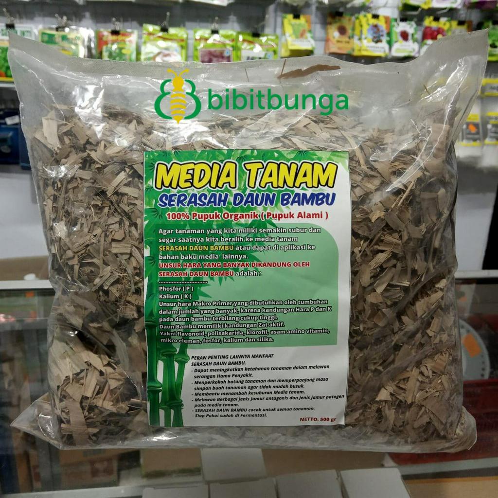 Jual Serasah Daun Bambu Media Tanam Kering 100% Pupuk Organik Alami ...