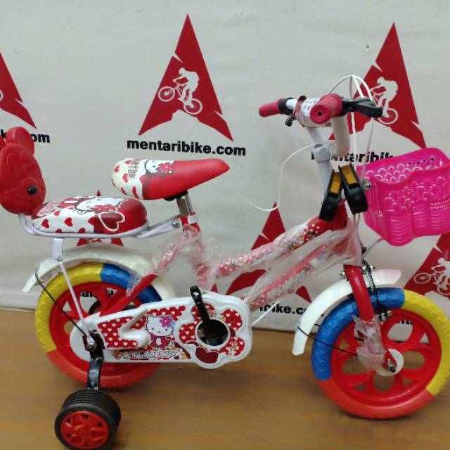 Jual Sepeda Anak Atlantis Mini 12 Sport Hello Kitty Ban Eva | Shopee ...