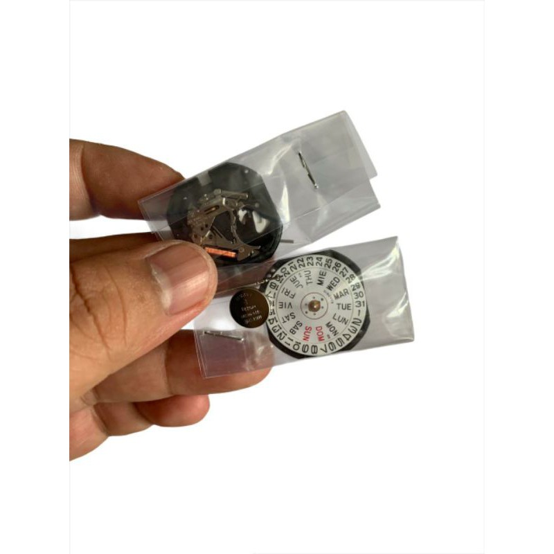 Jual mesin jam tangan Original Vx43E hari tanggal samping | Shopee Indonesia