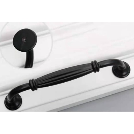 Jual Handle lemari Handle Hitam Tarikan Laci Minimalis Modern Bulat ...