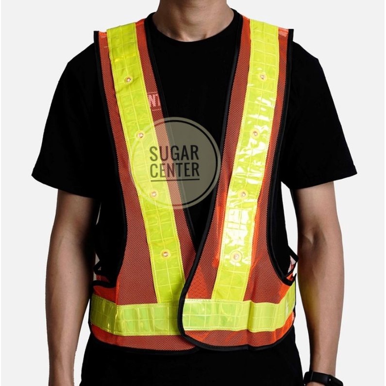 Jual Krisbow Rompi Pengaman LED/Rompi Bangunan/Rompi Proyek/Rompi ...