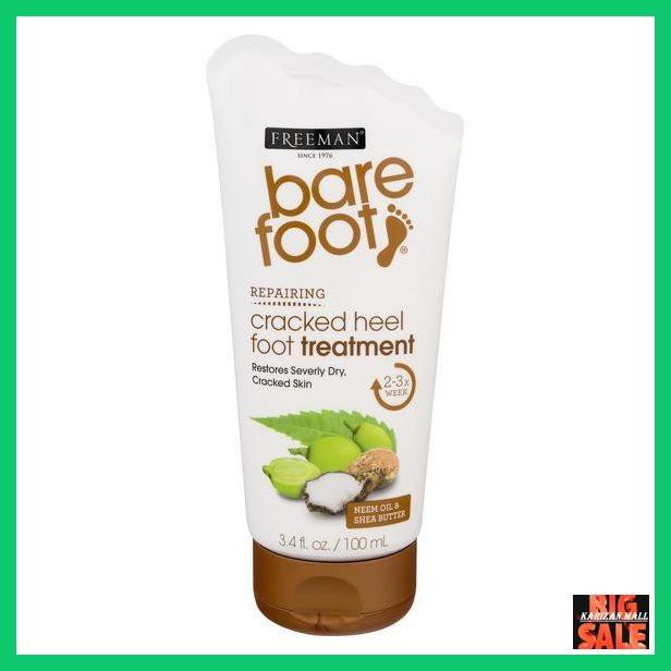 Jual Creamfoot- Freeman Barefoot Neem Oil & She Butter Crecked Heels ...