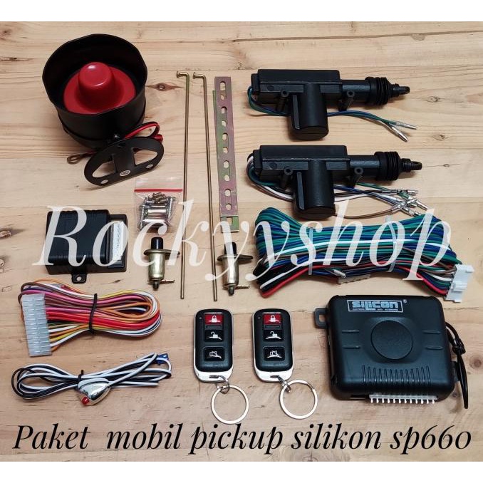 Jual PROMO PAKET ALARM MOBIL PICKUP MEREK ALARM SILIKON DAN SWITCH ...