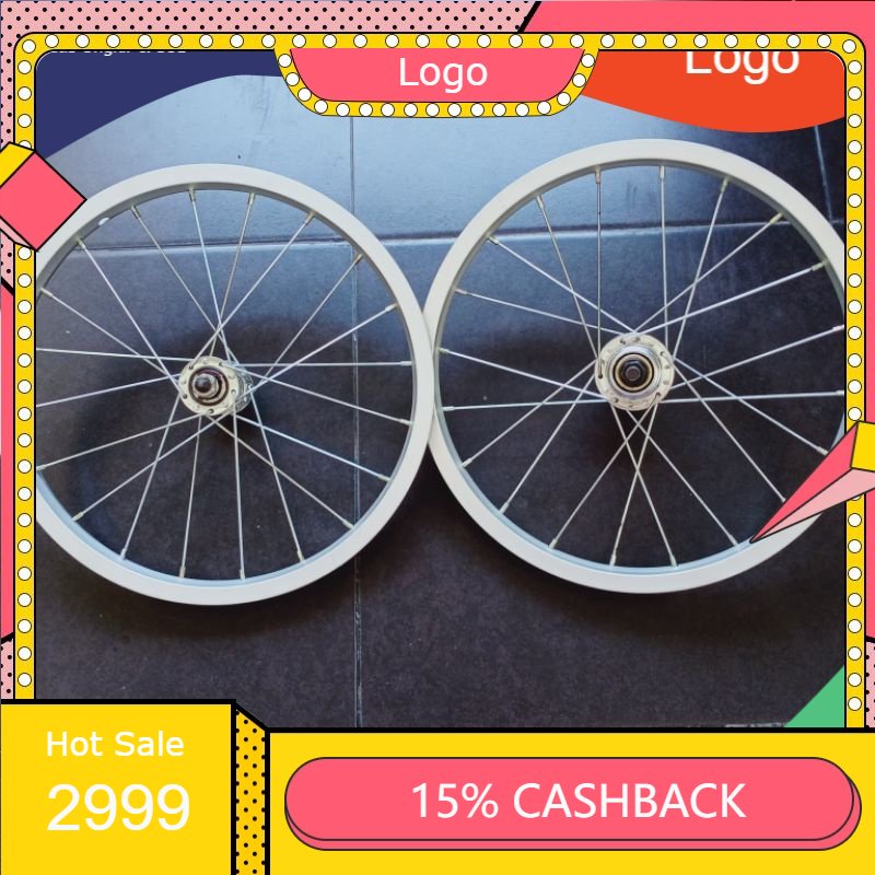 Jual rims roda velg sepeda 16 inch satu set lengkap hub dan ruji ...