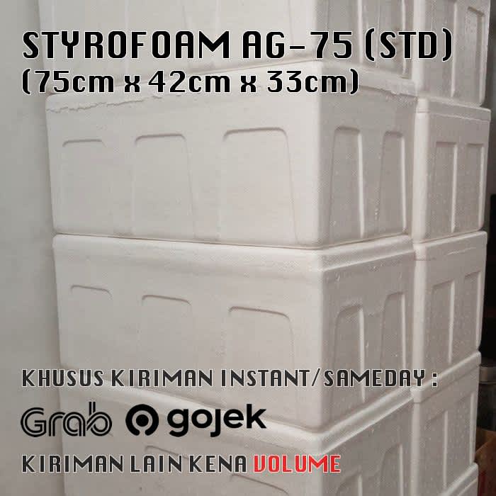 Jual Styrofoam Box AG75 Standard (75x42x33cm) | Shopee Indonesia
