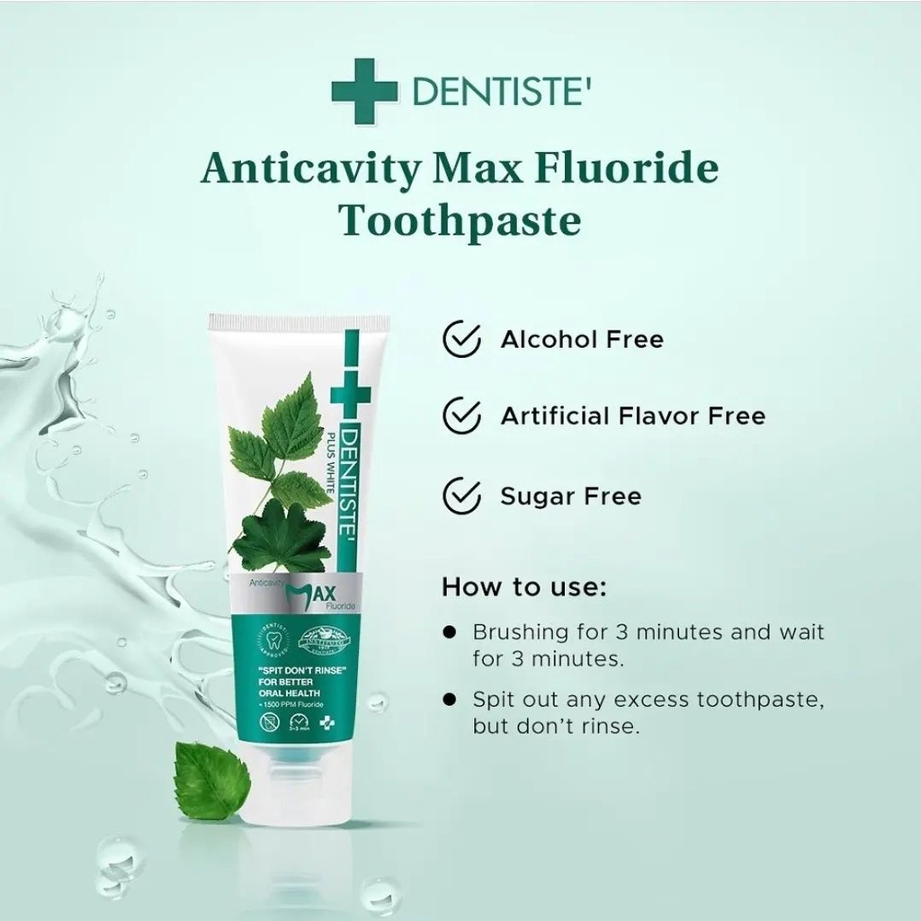 Jual Dentiste Anticavity Max Fluoride Toothpaste 100g | Shopee Indonesia
