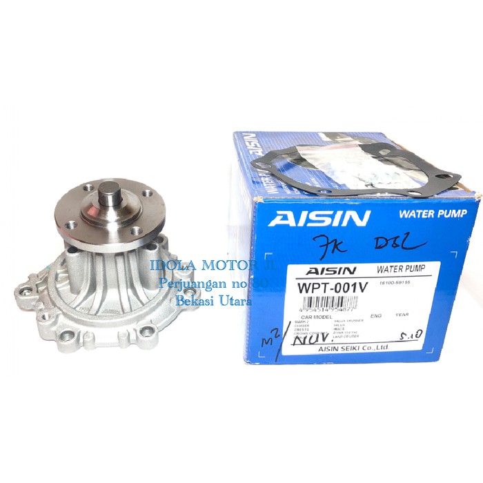 Jual Water pump pompa air kijang kapsul 7k diesel WPT-001V merk aisin ASLI | Shopee Indonesia