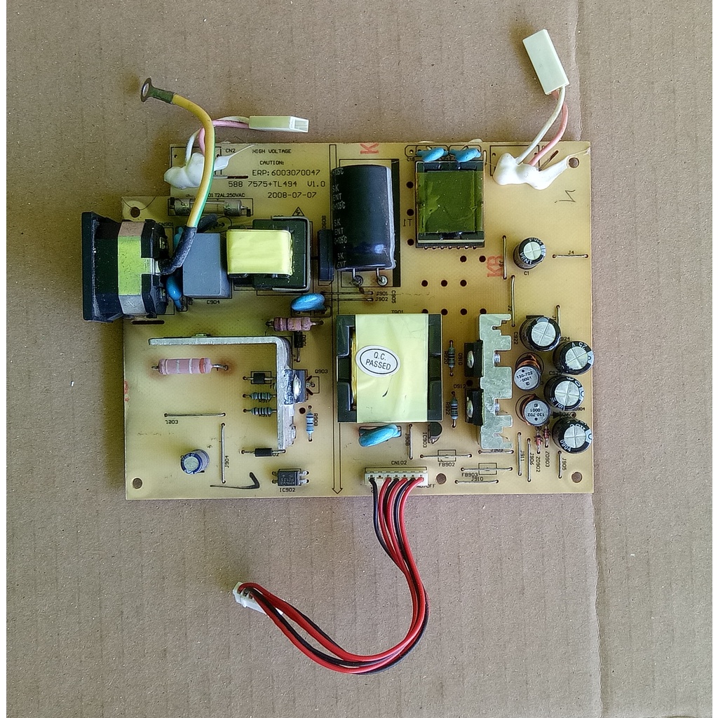 Jual Power Supply PSU LCD Monitor Universal Out 2 Lampu | Shopee Indonesia