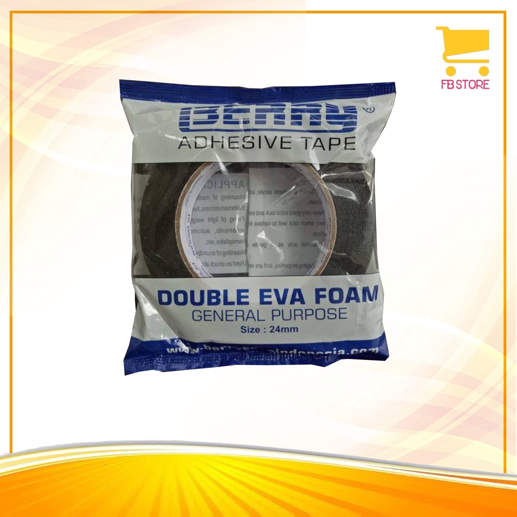 Jual Double Eva Foam Tape Berry 24mm | Shopee Indonesia