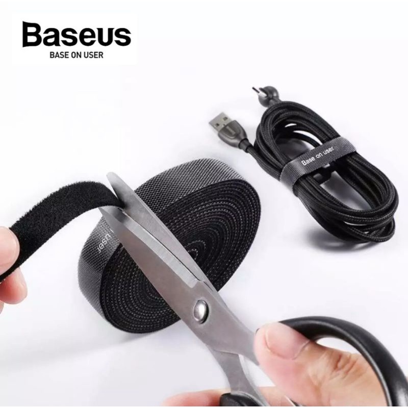 Jual BASEUS VELCRO STRAP PENGIKAT SEMUA KABEL | Shopee Indonesia