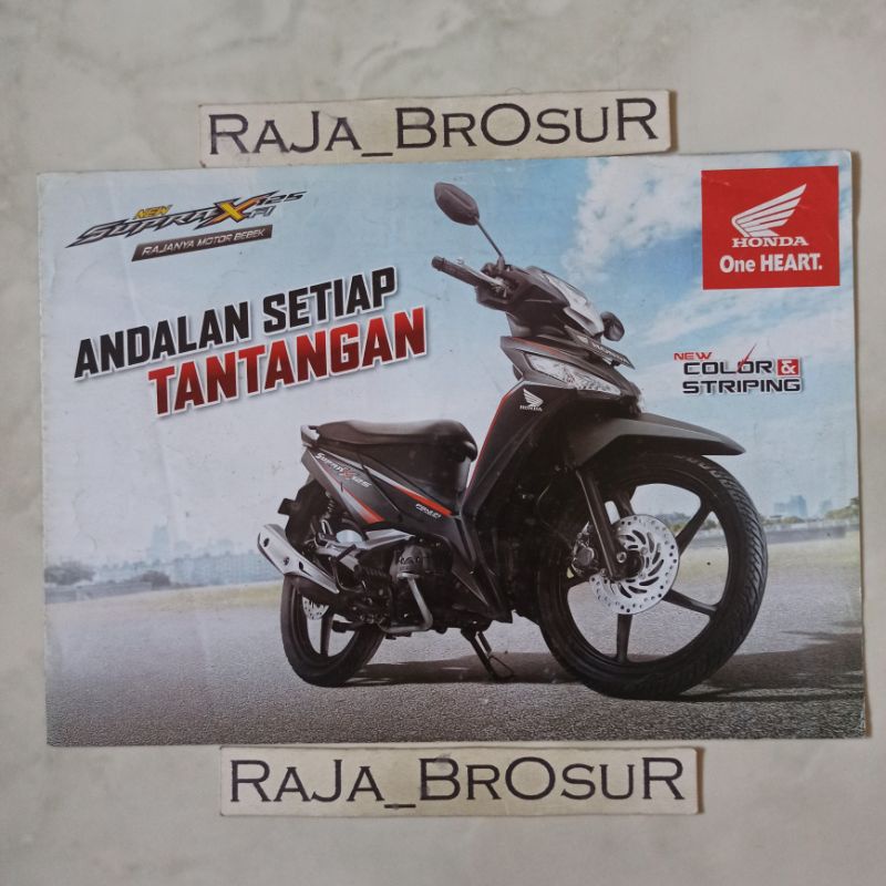 Jual Poster brosur katalog leaflet Honda Supra X125/Supra X 125 FI Injeksi 2017 | Shopee Indonesia