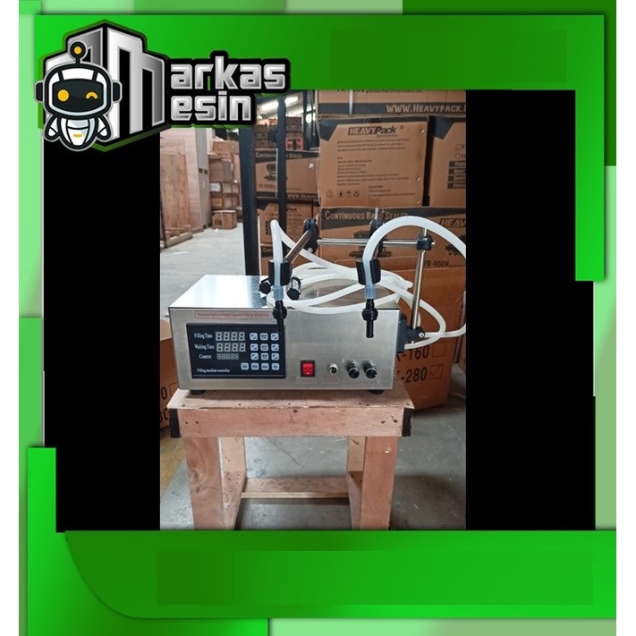 Jual Mesin Isi Cairan Otomatis Flling Liquid 2 nozzle GFK-280/2 HEAVYPACK | Shopee Indonesia