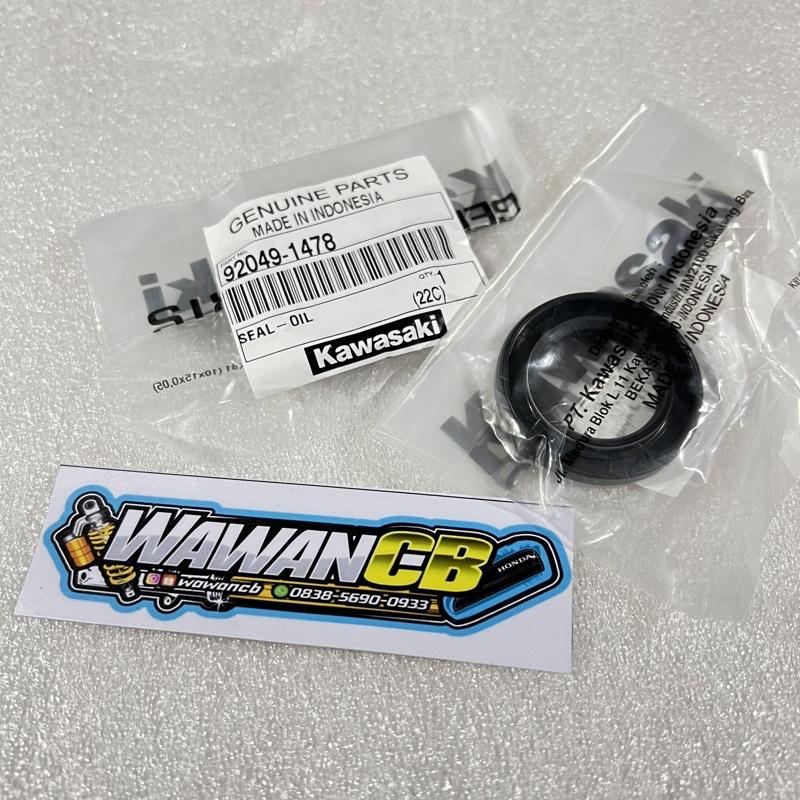 Jual Seal as kruk Ninja R SS RR bagian kiri KGP 92049-1478 | Shopee ...