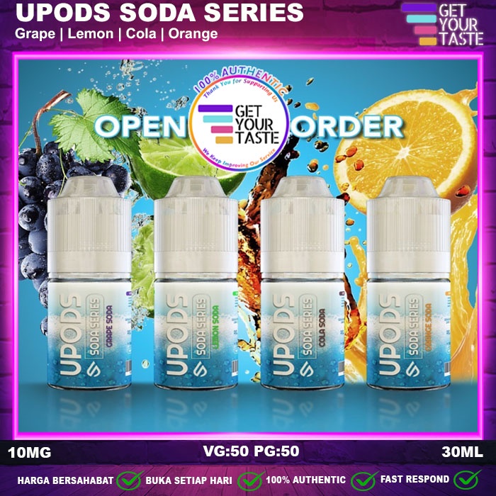 Jual Liquid Upods Soda Series Pods Friendly 30ML Salt nic by UPODS ...