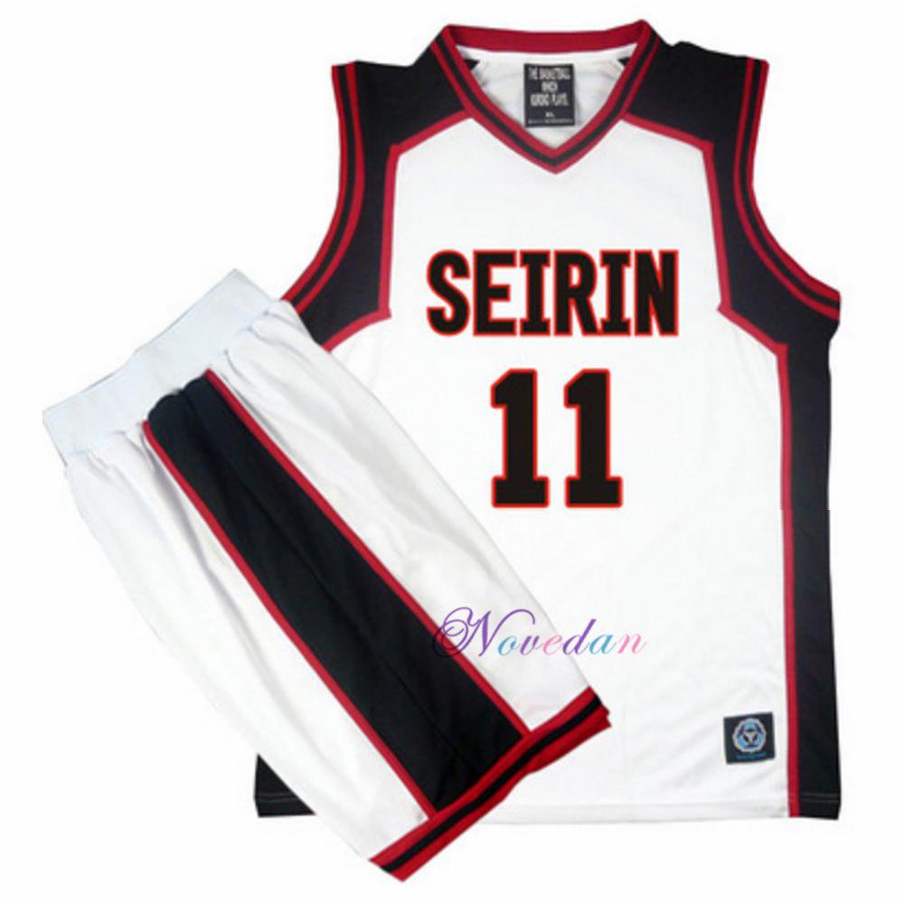 Jual Kuroko no Basket Basuke Cosplay Uniform SEIRIN Basketball Jersey ...