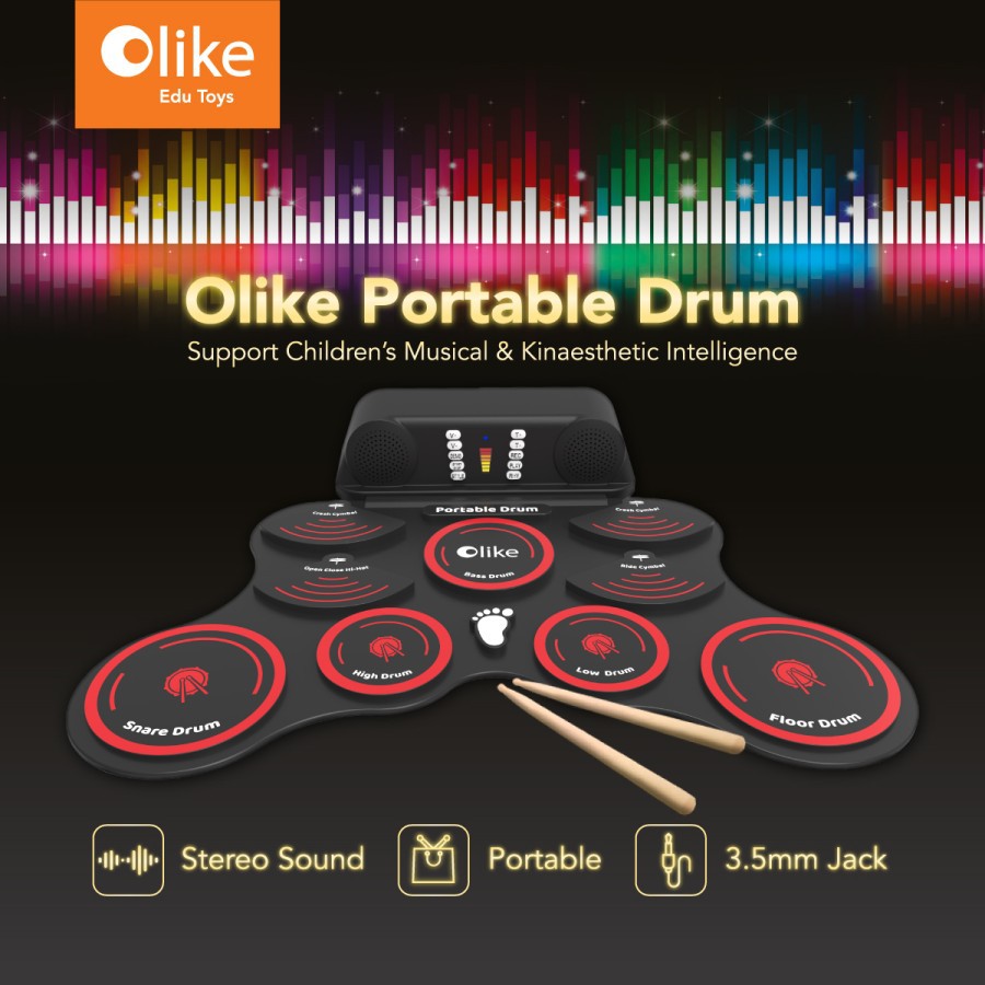 Jual Olike Portable Drum Garansi Resmi Nasional Premium Quality ...
