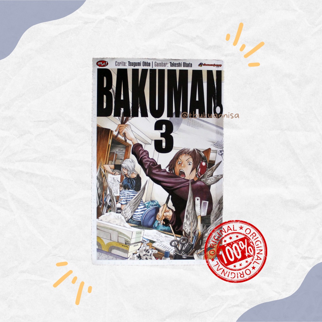 Jual Komik Bakuman Vol.2, 3, 4, 5, 7, 9, 10, 11, 14 (Tsugumi Ohba & Takeshi Obata) | Shopee ...