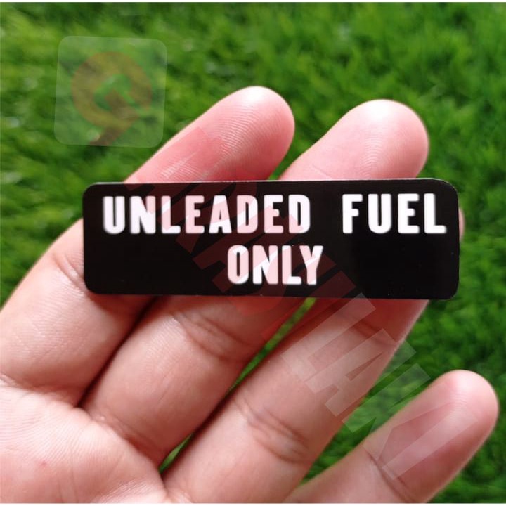 Jual STICKER/UNLEADED/FUEL/ONLY/HITAM | Shopee Indonesia
