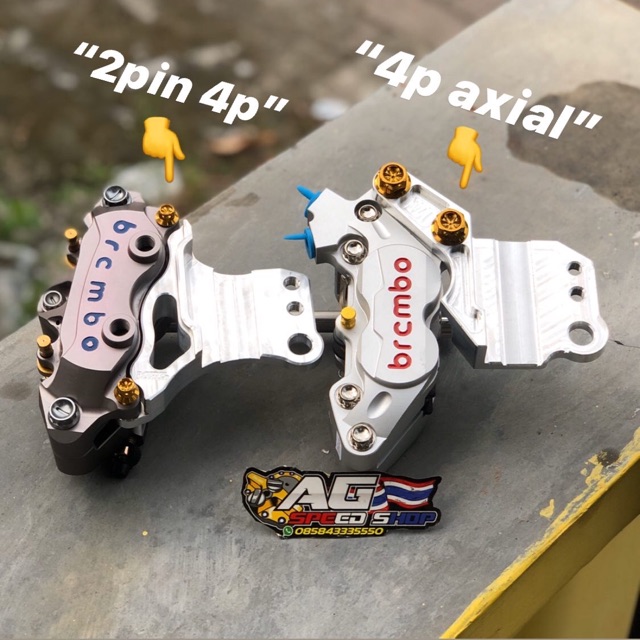 Jual Breket kalioer 2pin & brembo axial pnp shock rt stage 6 & usd rt ...