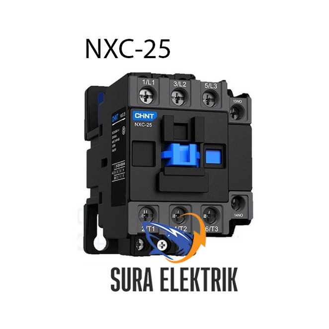 Jual Contactor Kontaktor CHINT NXC-25 NXC25 220V 3P 11kW | Shopee Indonesia