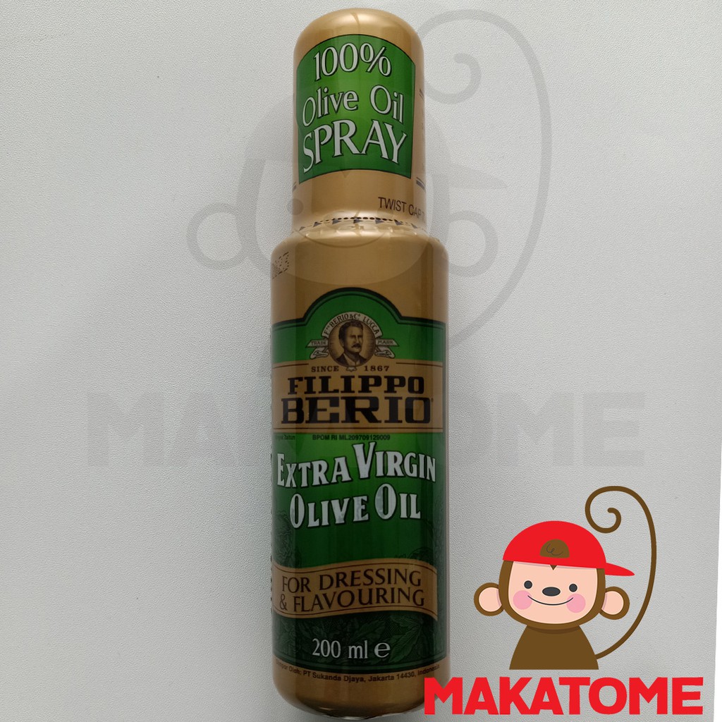 Jual Filippo Berio Extra Virgin Olive Oil spray 200ml EVOO minyak 200 ...