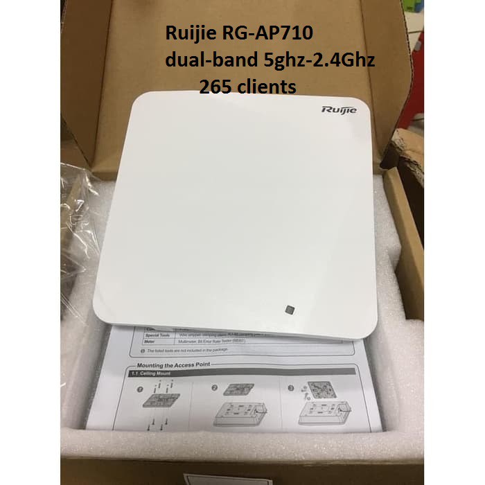 Jual Ruijie RG-AP710 , 802.11ac Ceiling AP VS Unifi AP AC LR / UAP AC ...