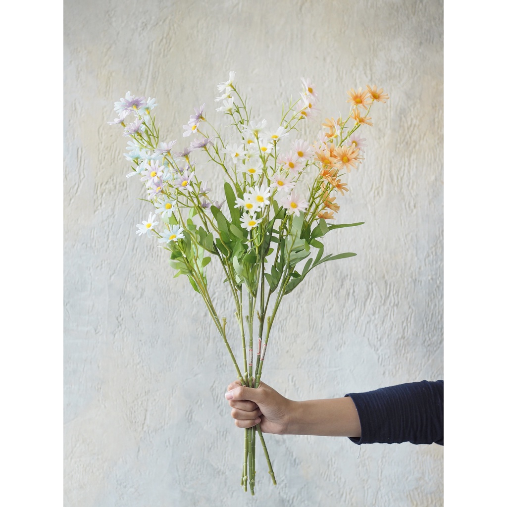 Jual Bunga Aritificial Mini Daisy Pastel Tangkai Panjang (B21091 ...