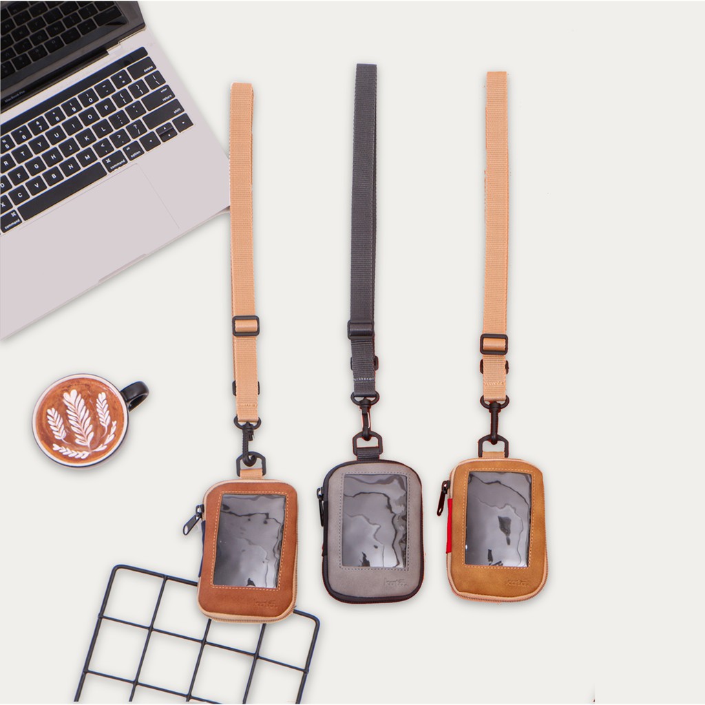 Jual Kata Hanging Wallet + Name Tag Qima | Shopee Indonesia