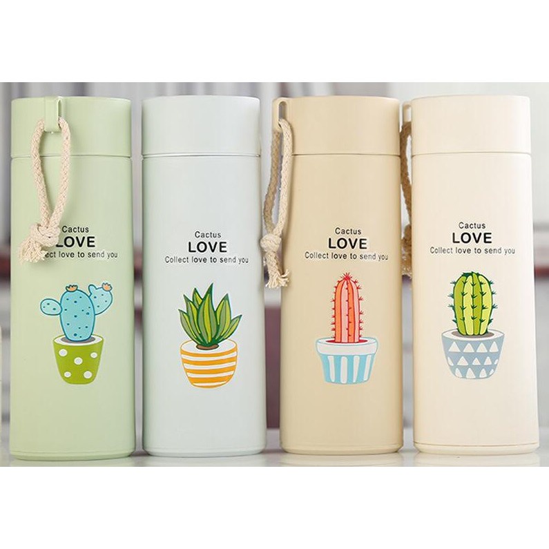 Jual BOTOL KAKTUS KACA - MOTIF KAKTUS BOTTLE CACTUS Botol Minum Kaca ...