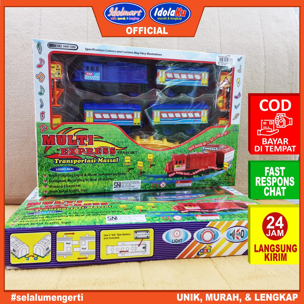 Jual IDOLAKU Mainan Kereta Api Anak Multi Express Train KRT IDOLAKU SEMARANG | Shopee Indonesia