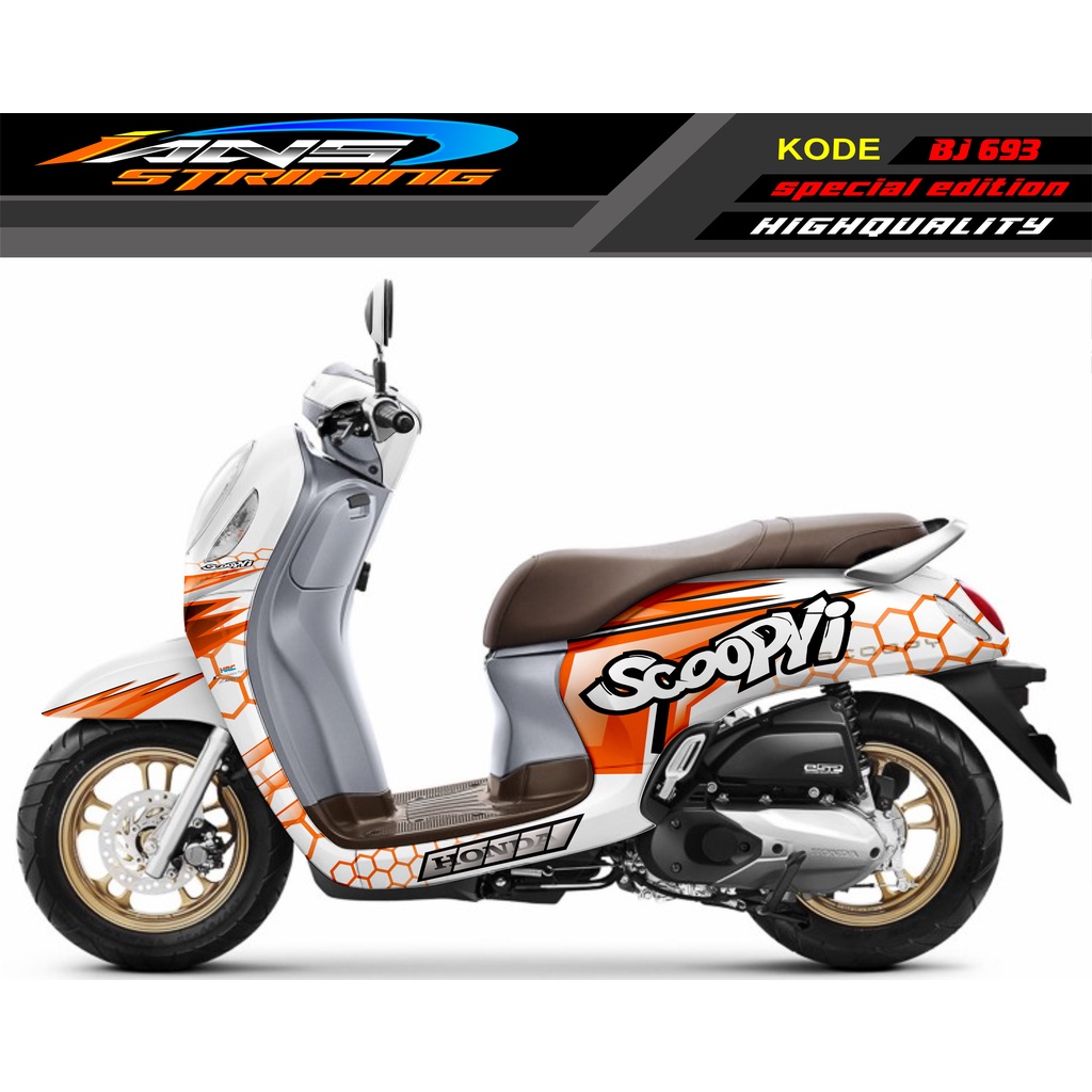 Jual DECAL STICKER HONDA SCOOPY FULL BODY / STICKER VARIASI SCOOPY ...