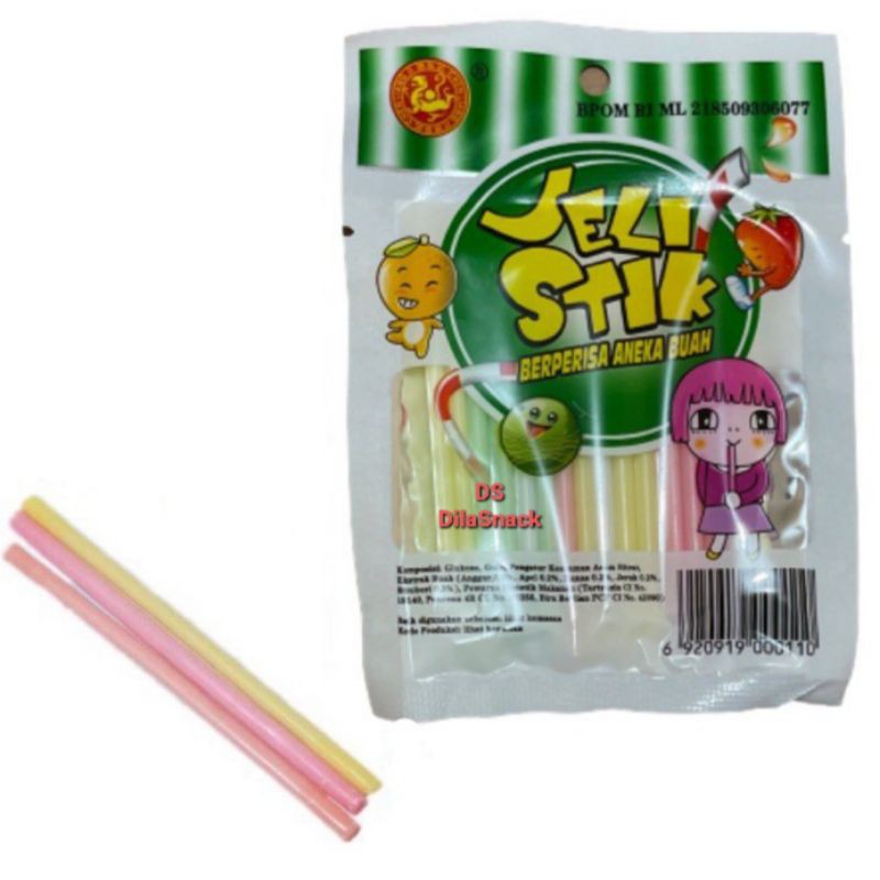 Jual PERMEN JELI STIK JELLY STICK BENTUK SEDOTAN KECIL 1 BUNGKUS JAJAN ...