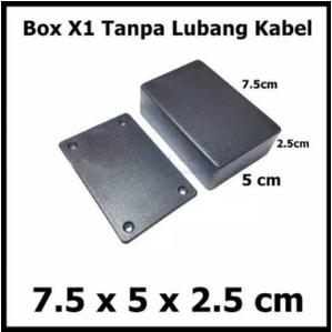 Jual Box Kotak Hitam Casing Plastik DIY X1 Modul | Shopee Indonesia